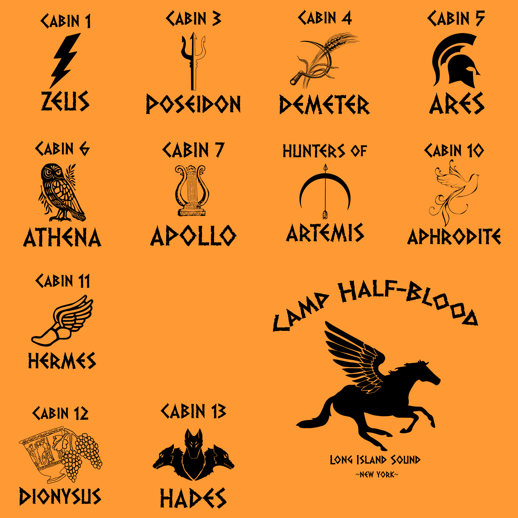 Percy Jackson Cabin Symbols 10 Creative Activities To Teach Percy